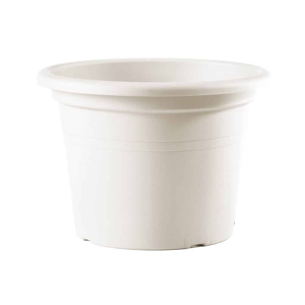 Pot Teraplast Cilindro Blanc - Pépinière Locas